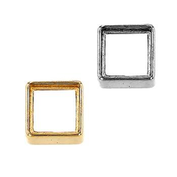 14K Square Bezel Setting | Bella Findings House