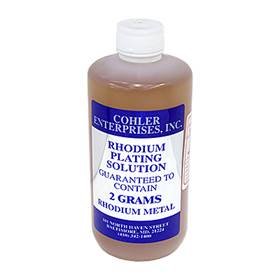 RHODIUM PLATING SOLUTION 2 GRAMS BOTTLE | Bella Findings House