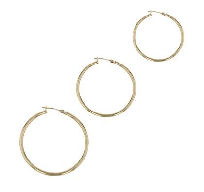 14K Round Snap Hoop Earring | Bella Findings House