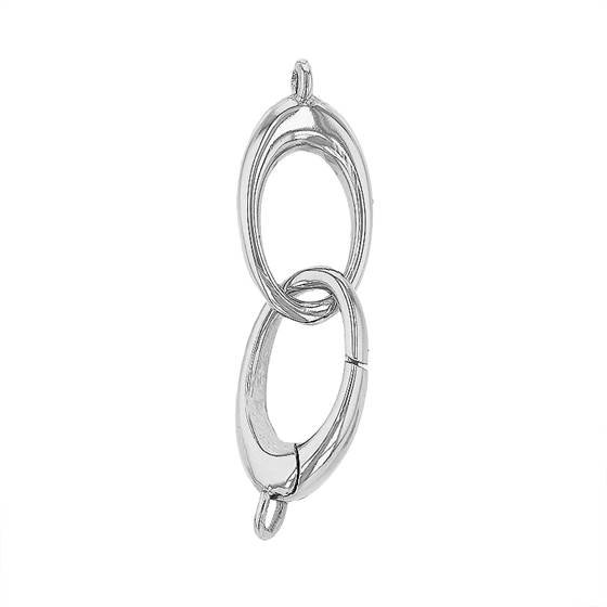SS 31X9mm Interlock Clasp | Bella Findings House