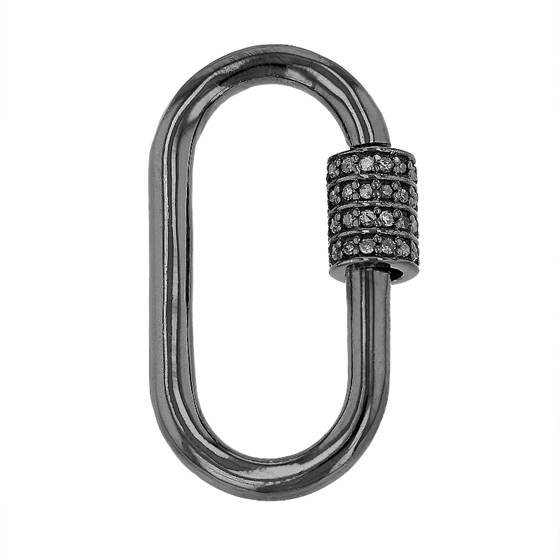 30x17mm Diamond Key Ring | Bella Findings House