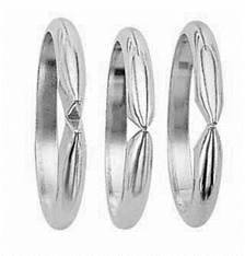 Platinum Pinch End Medium Weight Ring Shank | Bella Findings House